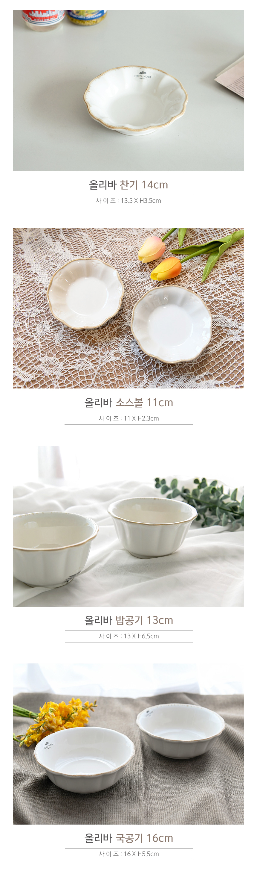 COSTANOVA [코스타노바] 올리바 4인 세트 21P - 핫트랙스