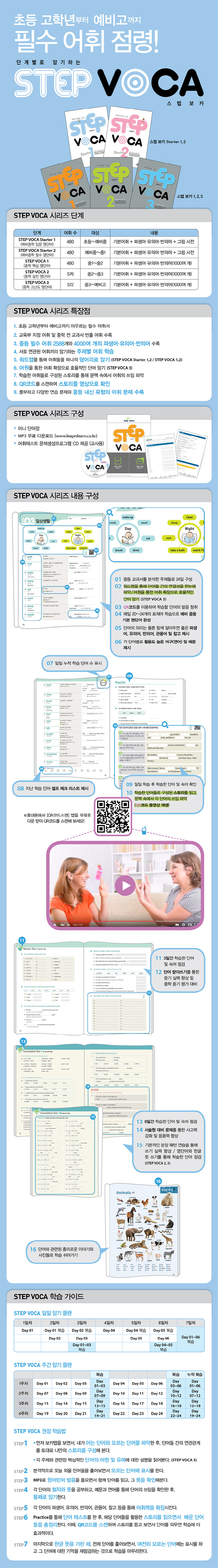 스텝 보카 스타터(Step Voca Starter) 1 | 교보문고 | 꽃피는아침마을