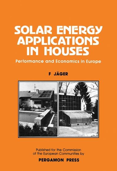 Solar Energy Applications in Houses | F J채ger | elsevier - 교보ebook