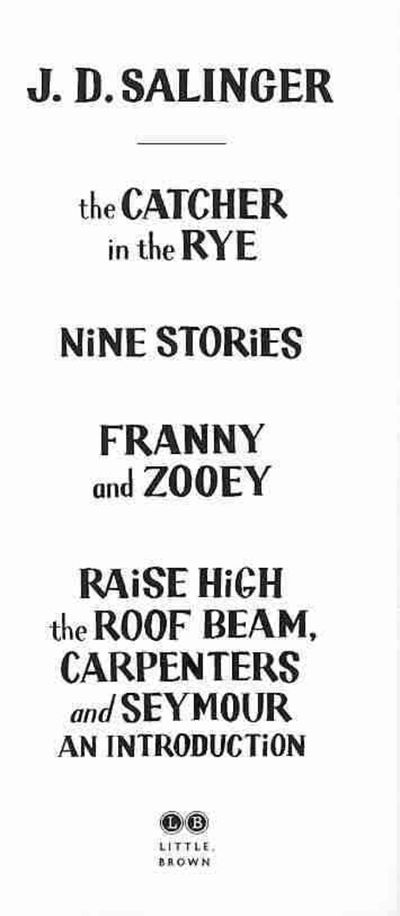 Jd Salinger Boxed Set