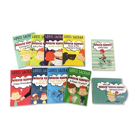 Marvin Redpost 1~8 Book+CD+Wordbook(2nd) Full Set | Louis Sachar - 교보문고