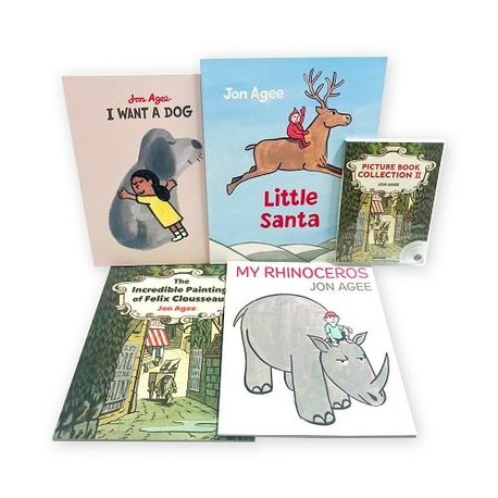 Jon Agee Picture Book Collection 2 (4 Books+4 MP3 CDs) | Jon Agee - 교보문고