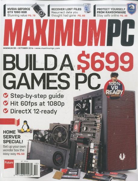 MAXIMUM PC(USA)(10월호) | 유피에이 편집부 - 교보문고