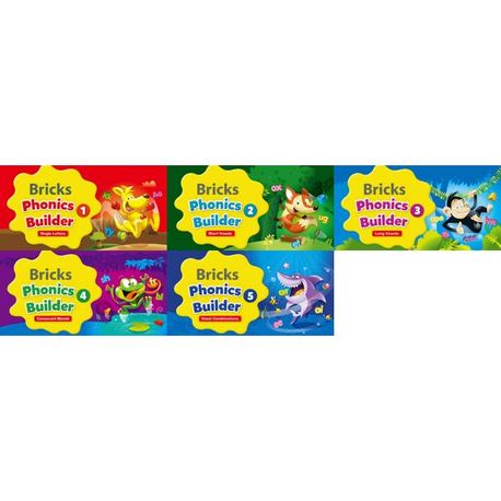 [사회평론] Bricks Phonics Builder 1-5 세트 (전5권) | - 교보문고
