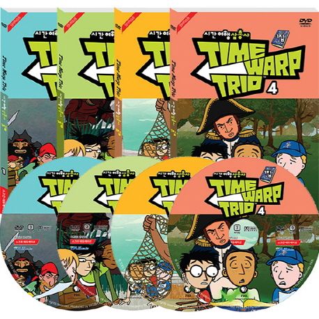 시간여행 삼총사 1집 4종세트 Time Warp Trio(DVD) | 스크린에듀케이션 편집부 - 교보문고