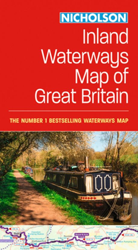 Collins Nicholson Inland Waterways Map of Great Britain | Nicholson ...