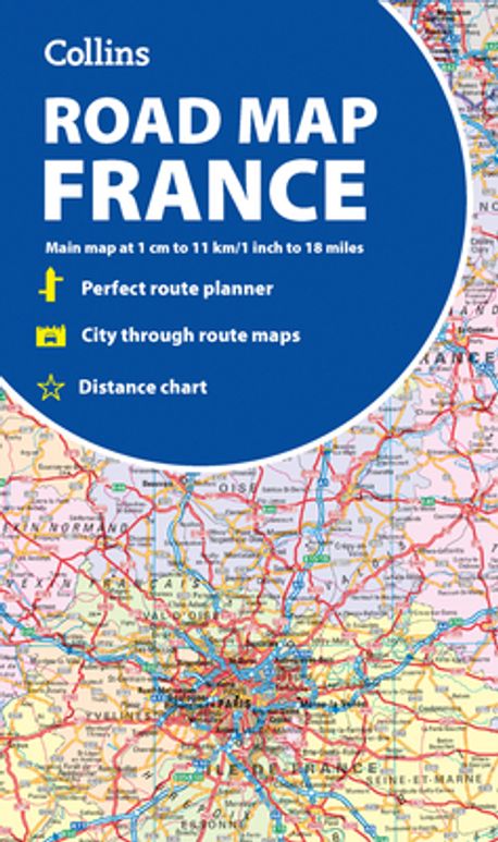 Collins Map of France | Collins Maps - 교보문고