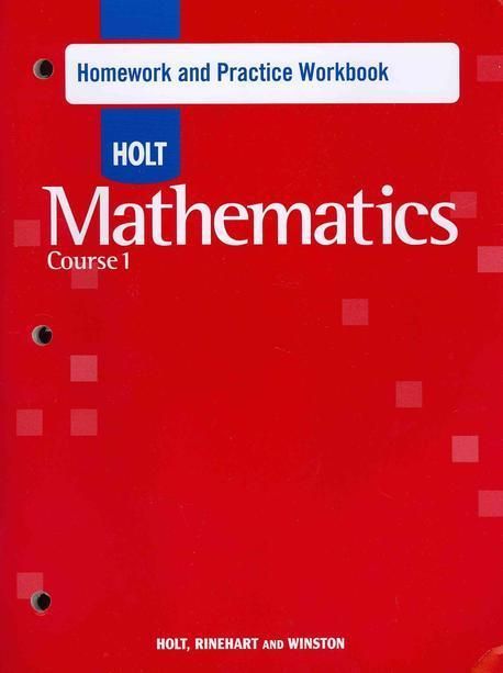 Holt Mathematics | Holt Rinehart & Winston - 교보문고