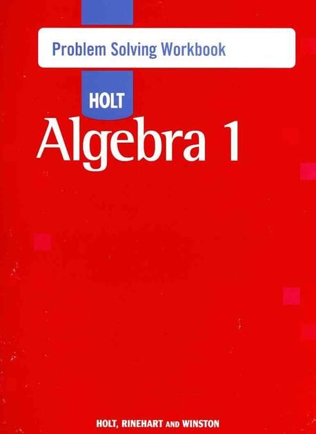 Holt Algebra 1 | Holt Rinehart & Winston - 교보문고