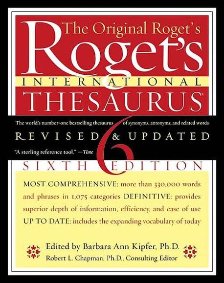 ROGET'S INTERNATIONAL THESAURUS 6/E (PAPER) | - 교보문고