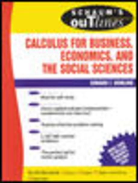 Schaum's Outline of Calculus for Business, Economics, and the Social Sciences | Dowling, Edward ...