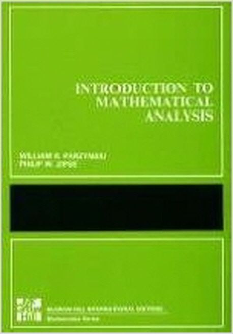 Introduction to Mathematical Analysis | Parzynski, William R. - 교보문고