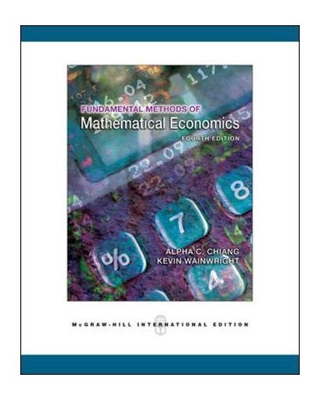 Fundamental Methods of Mathematical Economics. | Alpha C. Chiang - 교보문고