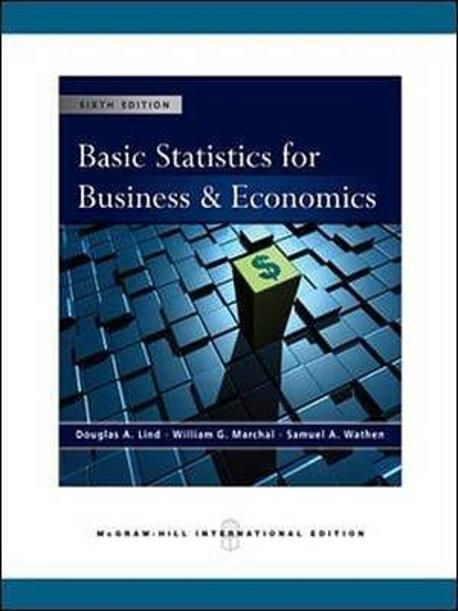 Basic Statistics for Business and Economics | Lind, Douglas A.; Ma - 교보문고