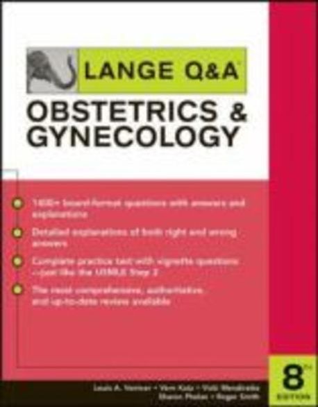 Lange Q&A Obstetrics & Gynecology, Eighth Edition | Vontver, Louis a. - 교보문고