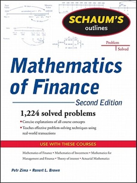 Schaum's Outline of Mathematics of Finance, Second Edition | Brown ...