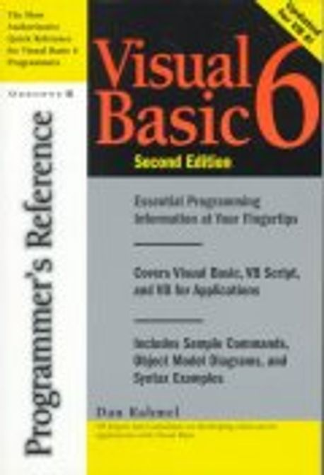 Visual Basic 6 Programmer's Reference | Rahmel, Dan - 교보문고