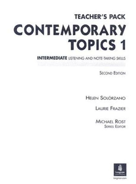 Contemporary Topics Teacher's Pack | Laurie Frazier 외 - 교보문고