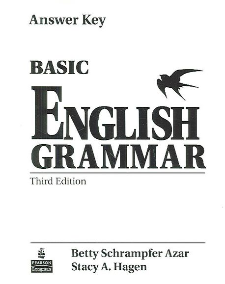 BASIC ENGLISH GRAMMAR (Answer Key) | - 교보문고