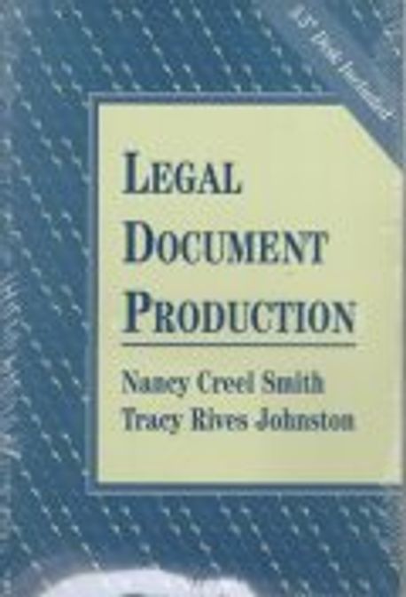 Legal Document Production | Johnston, Tracy R. - 교보문고