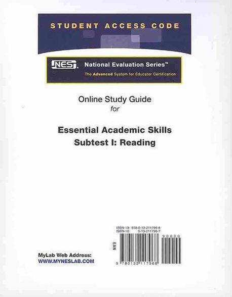 Access Code Card for the Online Tutorial for the National Evaluation ...