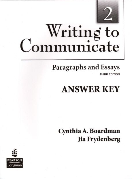 WRITING TO COMMUNICATE. 2 (ANSWER KEY) | - 교보문고