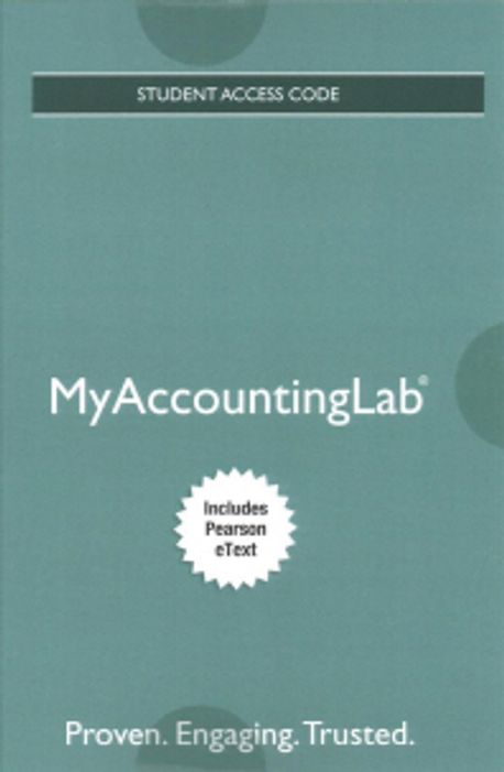 Mylab Accounting with Pearson Etext -- Access Card -- For Horngren's ...