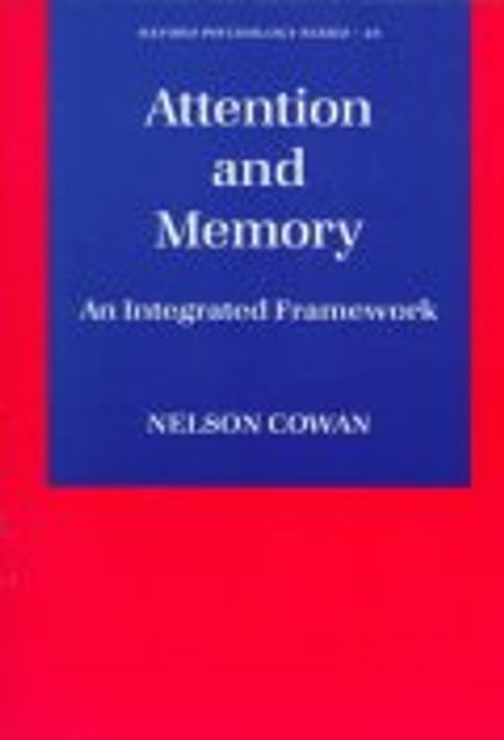 Attention and Memory | Nelson Cowan - 교보문고