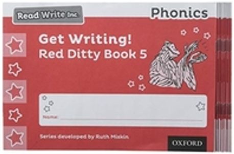 Read Write Inc. Phonics: Get Writing! Red Ditty Book 5 Pack of 10 ...