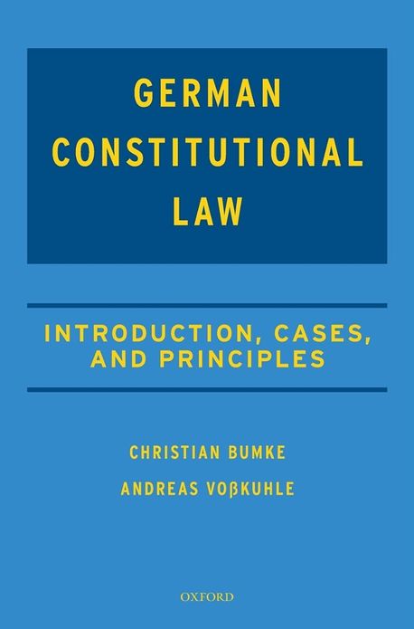 Casebook on German Constitutional Law | Bumke, Christian - 교보문고