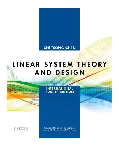 Linear System Theory and Design, 4/E | Chi-Tsong Chen - 교보문고
