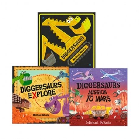 The Diggersaurs Collection 3 Books | Michael Whaite - 교보문고