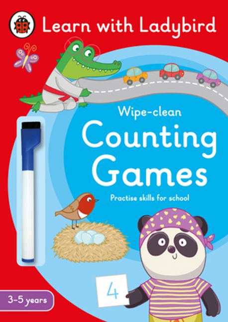 Counting Games: A Learn with Ladybird Wipe-clean Activity Book (3-5 ...