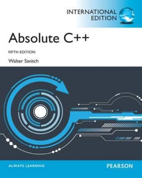 Absolute C++ | Savitch - 교보문고