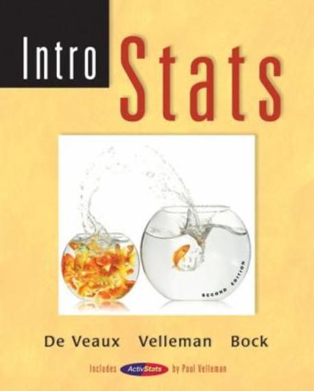 Intro Stats, 2/e | De Veaux, Richard D./ Velleman, Paul F./ Bock, Dav ...
