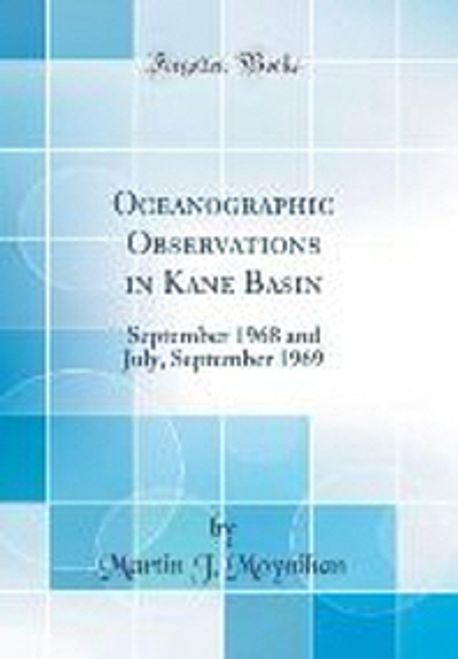 Oceanographic Observations in Kane Basin | - 교보문고