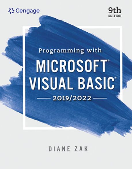 Programming with Microsoft Visual Basic 2019/2022 | Zak, Diane - 교보문고