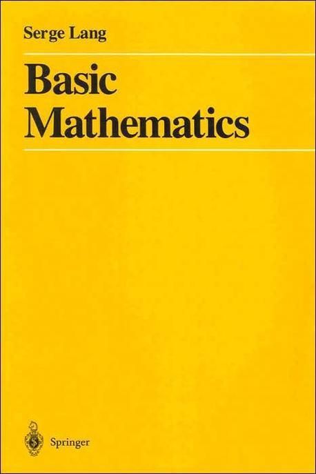 Basic Mathematics | Lang - 교보문고