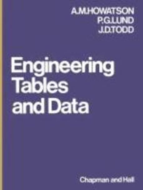 Engineering Tables and Data | Howatson, A. M. - 교보문고