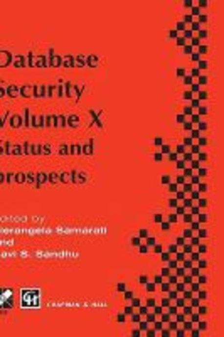 Database Security X | Samarati, Pierangela - 교보문고