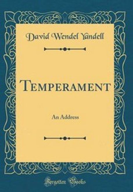 Temperament | Yandell, David Wendel - 교보문고