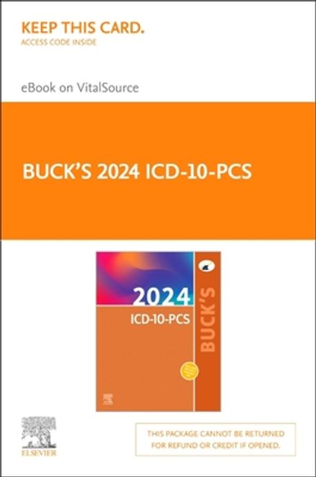 Buck's 2024 ICD-10-PCs - Elsevier E-Book on Vitalsource (Retail Access Card) | Elsevier - 교보문고