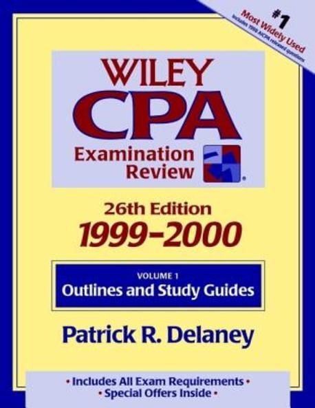 Wiley CPA Examination Review 26/E 1999-2000 Vol.1 | Delaney - 교보문고
