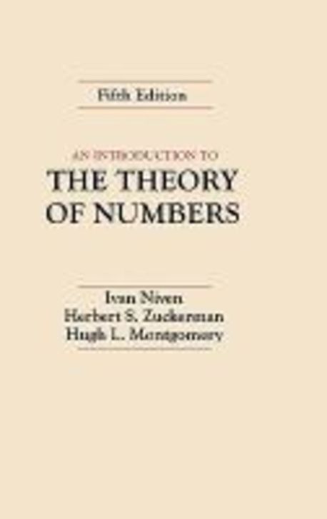 An Introduction to the Theory of Numbers | Niven, Ivan/ Zuckerman ...