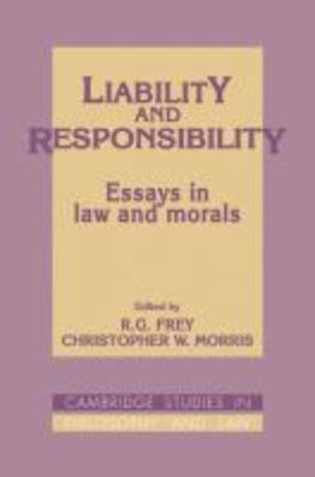 Liability and Responsibility | Frey, R. G. - 교보문고