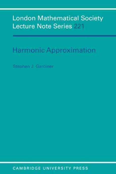 Harmonic Approximation | Stephen J. Gardiner - 교보문고