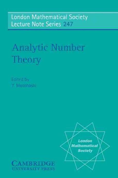 Analytic Number Theory | Motohashi, Y. (Edt)/ Taniguchi International ...