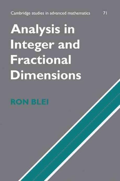 Analysis in Integer and Fractional Dimensions | Ron C. Blei - 교보문고