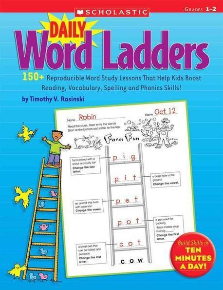 Daily Word Ladders : Grades 1-2 | Rasinski, Timothy V. - 교보문고