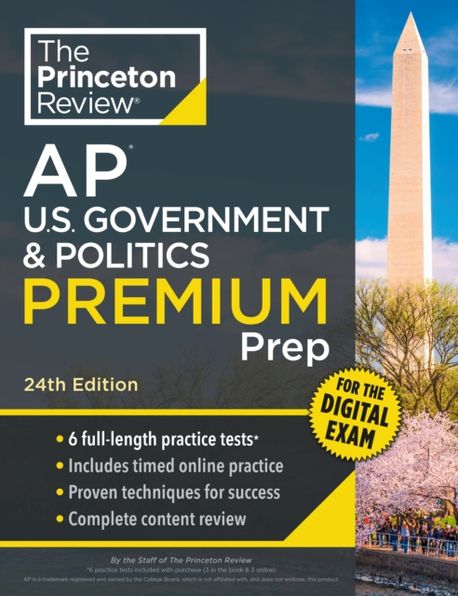 Princeton Review AP U.S. Government & Politics Premium Prep, 24th ...